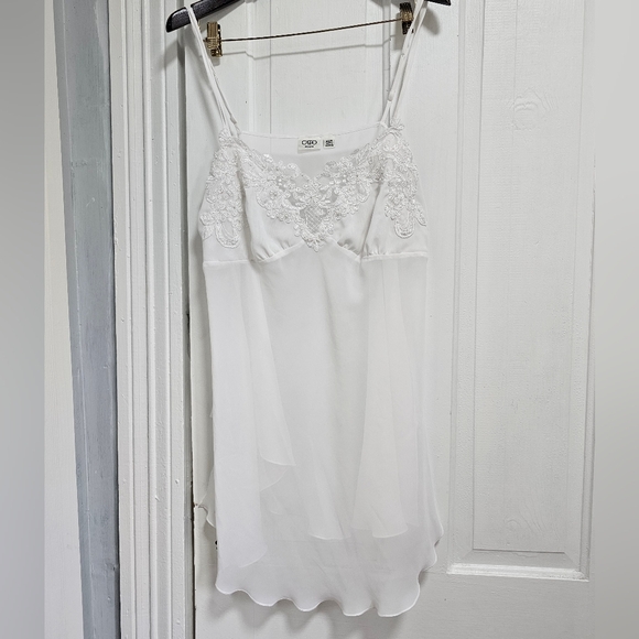 Cato | Intimates & Sleepwear | White Lace Chemise By Cato | Poshmark